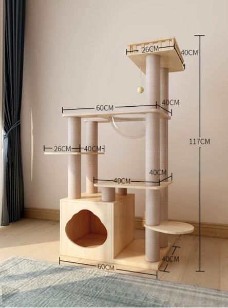 Best Space capsule Wooden Cat Trees | DDhouse Singapore Online Pet ...